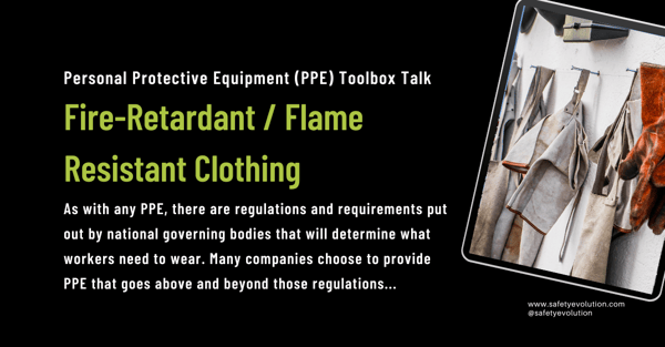 Personal Protective Equipment (PPE) Toolbox Talk