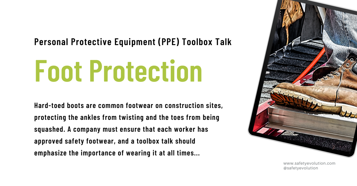 Personal Protective Equipment (PPE) Toolbox Talk