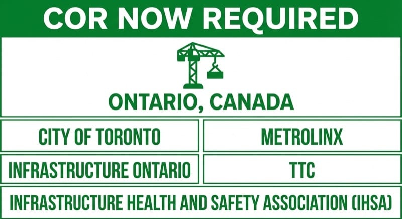COR Certification Ontario Guide