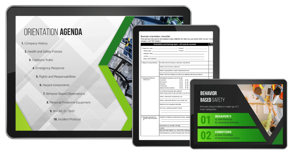 Free Construction Safety Orientation Package