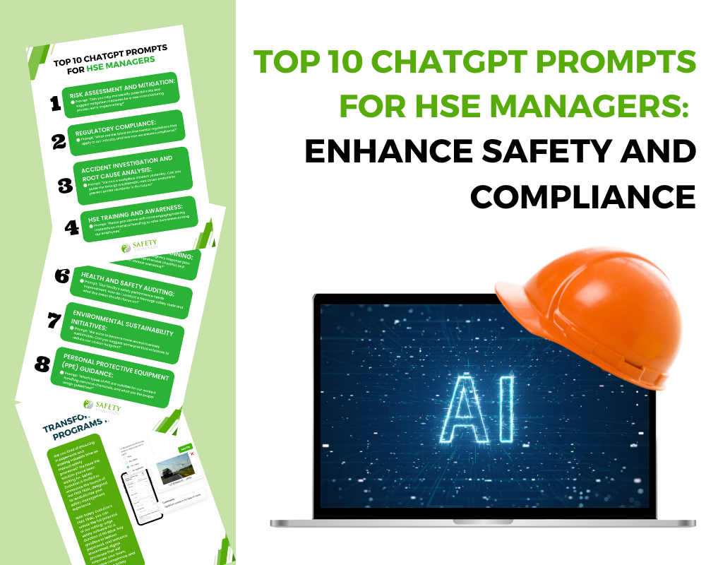 Top 10 CHATGPT PROMPTS For HSE Managers: Enhance Safety and Compliance